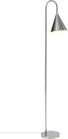 Kovová stojací lampa s ohybatelnou konstrukcí v leskle stříbrné barvě (výška 145 cm) Liam – Ellos Home
