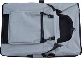 Přepravní box fudajo – 50 × 35 × 35 cm, šedá (63349)