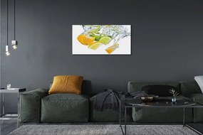 Obrazy na plátně voda citrus 100x50 cm