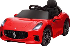 AIYAPLAY Elektrokáry pro děti +3 roky Maserati Gran Turismo Folgore 2 silné motory s elektrickým pohonem a 12V baterií, rychlost 3-5 km/h, 2.4G dálkov
