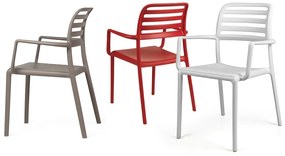 NARDI GARDEN - Židle COSTA červená