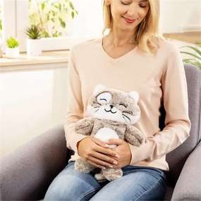 HYGGE FLUFFY výhřevná plyšová kočka