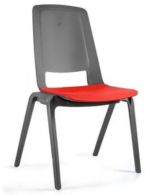 Plastová židle FILA - červená - 3D5270