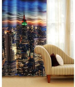 Fotozávěs mrakodrapy v New Yorku  CU-140-003 textilní foto závěs / závěsy s fototiskem 140 x 245 cm Dimex