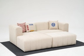 Hanah Home Rohová pohovka BEYZA MINI levá krémová