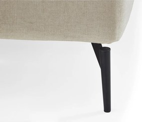 Slonovinová čalouněná dvoulůžková postel bez roštu 180x200 cm Infinity – Meise Möbel