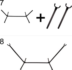 Creative Corner Zahradní houpací síť s rámem pro dvě osoby houpací stojan houpací sítě velký silný + kryt 200 cm 100 kg