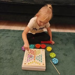 Kruzzel Puzzle z dřevěných korálků 22403