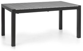 Menorca Expand, zahradní stůl, 163x95cm, hliník, polywood, antracitový