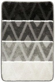 Koupelnový kobereček PALMA šedý, kosočtverce
