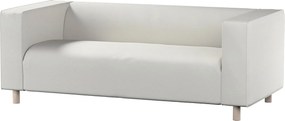 Potah na pohovku IKEA  Klippan 2-místná barva šedá látka lesklé, pletený vzor, sametová