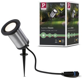 Paulmann 94285 Plug&Shine Classic, zahradní reflektor s trnem 6W LED 3000K, antracit, IP65