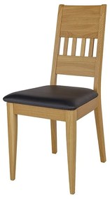 Drewmax Jídelní židle KT375 masiv dub tmavý dub sab960
