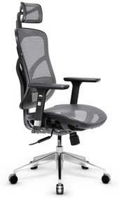 Ergonomická židle Diablo V-Basic: černo-šedá