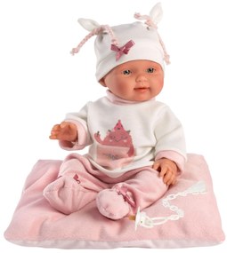 Llorens 26312 NEW BORN HOLČIČKA - realistická panenka miminko - 26 cm