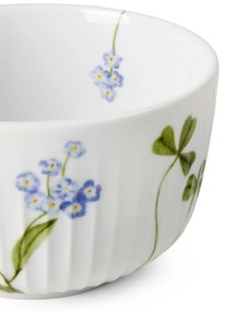 KÄHLER Porcelánová miska Hammershøi Summer Forget me not, modrá barva, zelená barva, bílá barva, porcelán