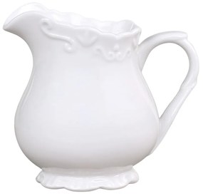 Porcelánový džbánek na mléko s krajkou Provence lace - 9cm / 0.2L