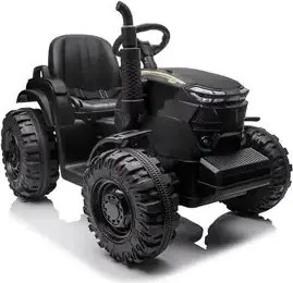 Eljet Dětský elektrický traktor STYLE černá / 80W / rychlost 3-5km/h /