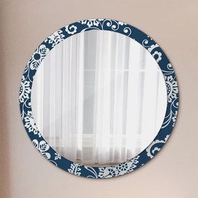 Kulaté dekorativní zrcadlo na zeď Paisley složení fi 100 cm