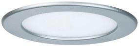 Paulmann 92071 Quality Line Panel IP44, 12W LED, 4000K, matný chrom, prům. 17cm