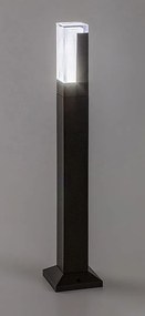 Rabalux Černý zahradní LED sloupek Darvas 7W IP54 60cm CCT 77128