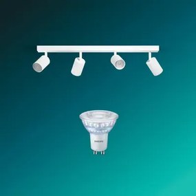 Philips Wyatt 4x5W bílá / LED bodové svítidlo / GU10 / IP20