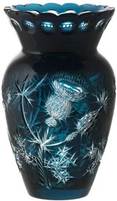 Váza Thistle, barva azurová, výška 280 mm