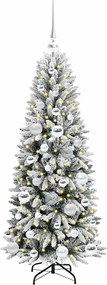 Umělý vánoční stromeček Bílá 120 cm PVC, plast, ocel a PE 3396026