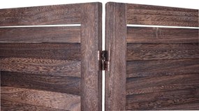 Paraván HWC-G30 - 170 × 120 cm - hnědá