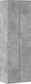 Skříň highboard betonově šedá 60 x 35 x 180 cm kompozitní dřevo 3276668