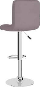 Barové židle 2 ks taupe textil 334248