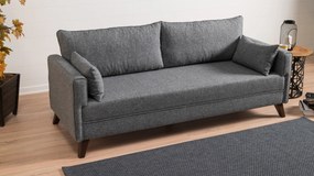 Hanah Home Třímístná pohovka BELLA šedá 208 cm 825BLC1499