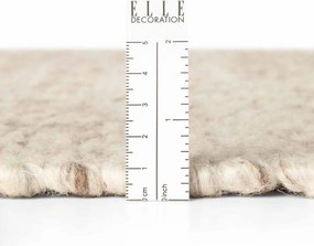 ELLE Decoration, Kusový koberec Lyon Beans 106316 Natural Cream Brown z kolekce Elle, 200x290, hnědá, ložnice