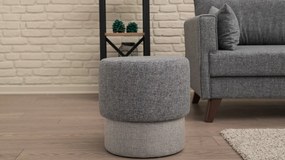 Atelier del Sofa Taburet Felix - Grey, Šedá