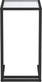 Stolek na notebook průhledný 50 x 35 x 65 cm tvrzené sklo 331649