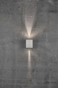 NOR 49711001 Venkovní nástěnné svítidlo Canto Kubi 2 2x6W LED bílá čirá - NORDLUX