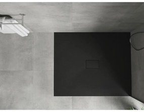 Mexen Hugo, SMC obdélníková sprchová vanička 110 x 100 cm, černá matná, 42701011