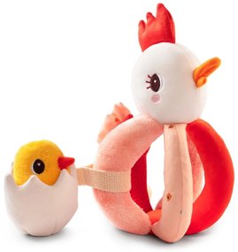 Lilliputiens - chrastítko - slepička Paulette s kuřátkem