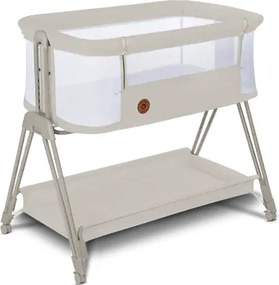 LIONELO Postýlka Luna 2v1 Beige Sand