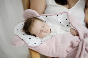 Sleepee Sametová zavinovačka ROYAL BABY pro miminko modrá