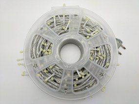 Vnitřní vánoční řetěz, studená bílá, 260 LED, 48m