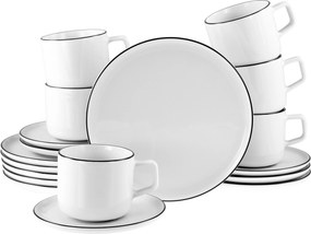 XXXLutz KÁVOVÁ SOUPRAVA Chef Collection Black Line 18dílné Creatable - Online Only nádobí - 007768054301