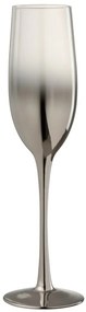 Sklenička na šampaňské Silver Glass - Ø 7*25 cm