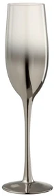 Sklenička na šampaňské Silver Glass - Ø 7*25 cm