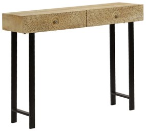 vidaXL Konzolový stolek z masivního mangovníku 102 x 30 x 79 cm