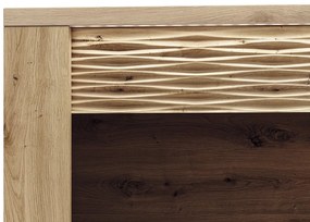 Casarredo - Komfort nábytek Televizní stolek PATENS s LED osvětlením, dub artisan