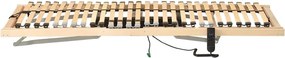 Elektrický lamelový rošt postele s 28 lamelami 7 zón 70x200 cm 321822