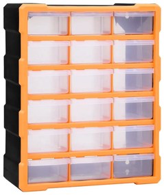Organizér s 18 středně velkými zásuvkami 38 x 16 x 47 cm 149597