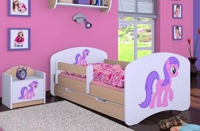 Dětská postel Happy Babies - růžový pony