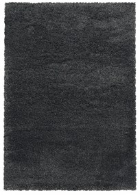 Ayyildiz, Kusový koberec Fluffy Shaggy 3500 grey, 60x110, šedá, ložnice